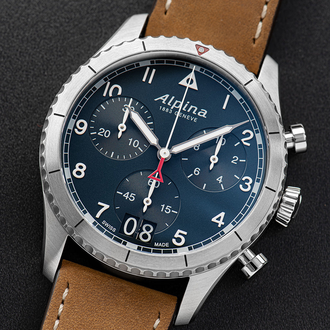 Startimer Pilot Quartz Chronograph Big date: Automatic men's watch ...